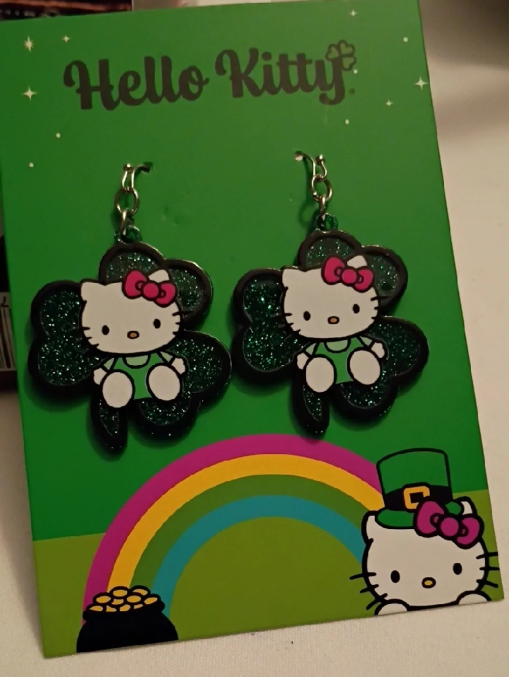 Hello Kitty | Jewelry | Sanrio Hello Kitty St Patricks Day Hello Kitty ...